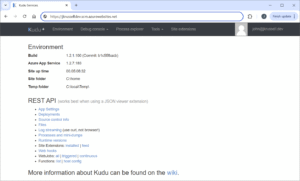 Kudu Console: Troubleshooting Azure App Services API and Network ...
