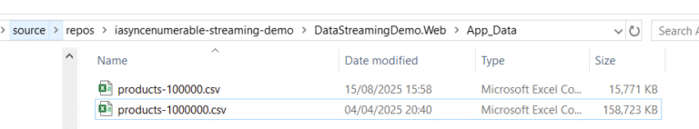 Streaming Massive Data with IAsyncEnumerable in C# - John Russell's Dev Blog