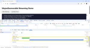 Streaming Massive Data with IAsyncEnumerable in C# - John Russell's Dev Blog